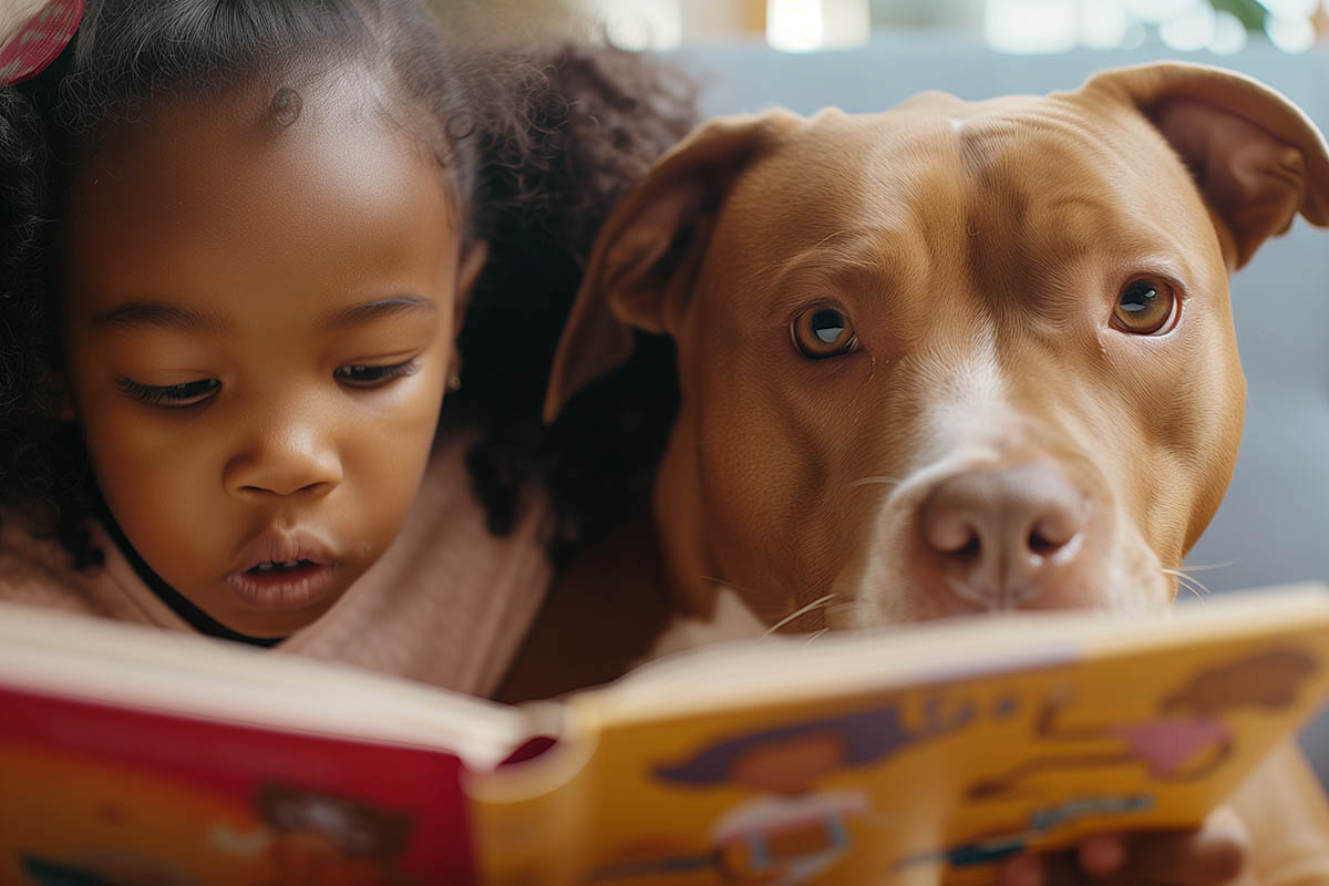 Tales to Tails Reading with Therapy Dogs